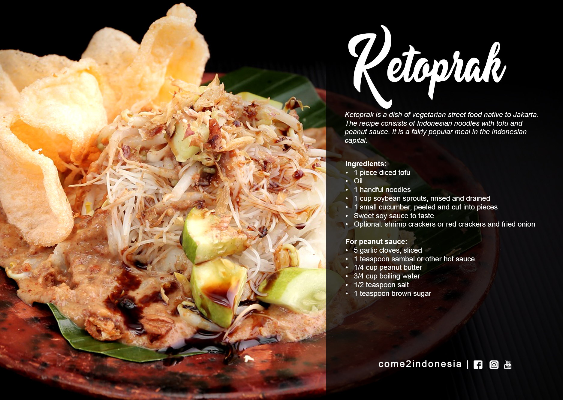 KETOPRAK - Traditional Indonesian food